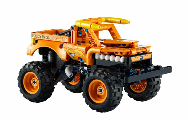 LEGO Technology Mechanical Set Monster Jam El Toro Loco Bulls Truck Plastic Building Blocks 247PCS 42135