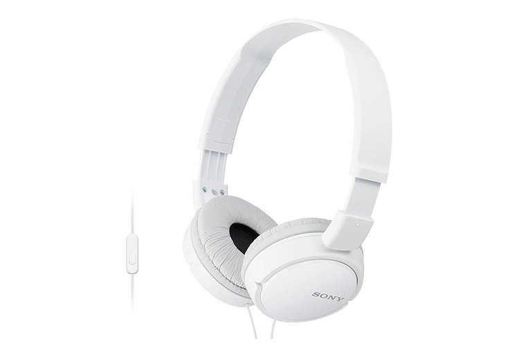 Наушники SONY проводные, белые, версия региона overseas