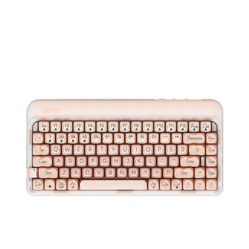 Комплект клавиатура и мышь LOFREE для ПК, pink, беспроводные, стильный дизайн