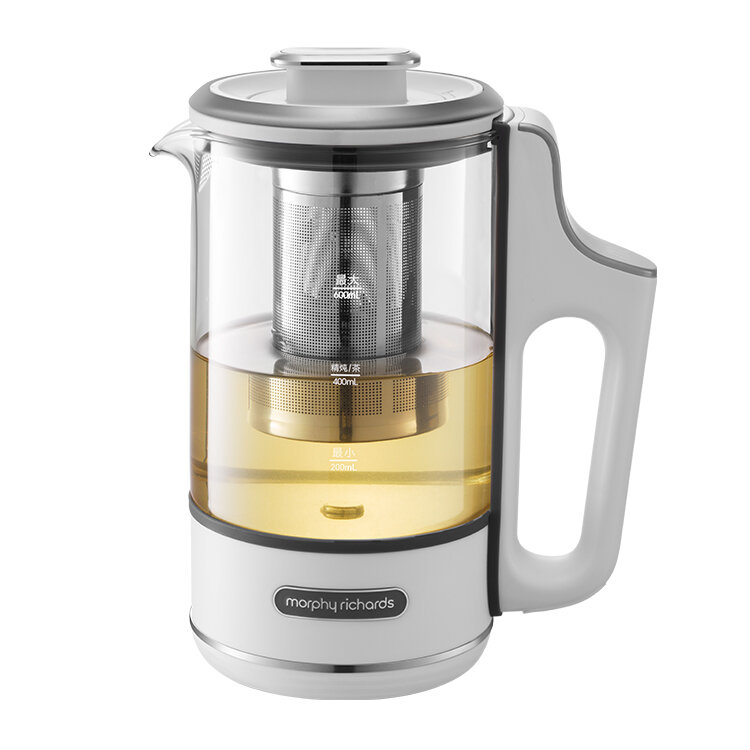 Электрический чайник Morphy Richards Health Pots, белый, с ситечком