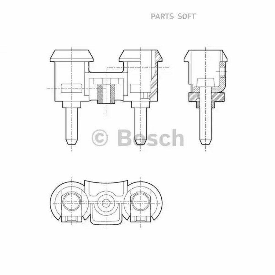 Звуковой сигнал от официального дистрибьютора, BOSCH, артикул 0320226004