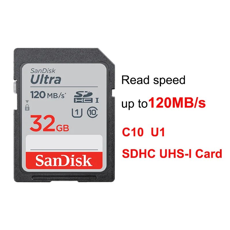 SanDisk Ultra 32GB SDHC UHS-I карта памяти 120MB/s C10 U1