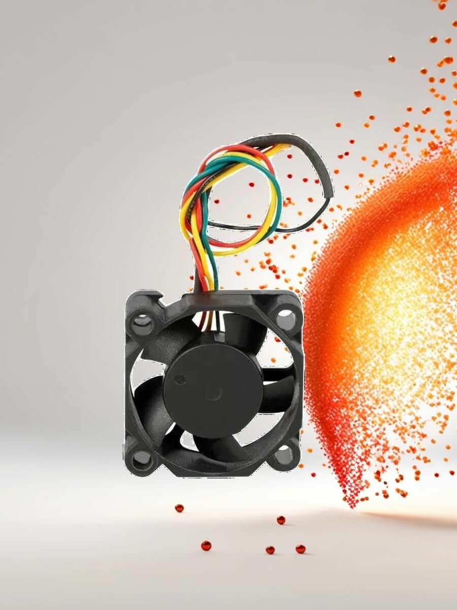 Вентилятор для серии Creality K2 обдува радиатора хотенда 3010 24V