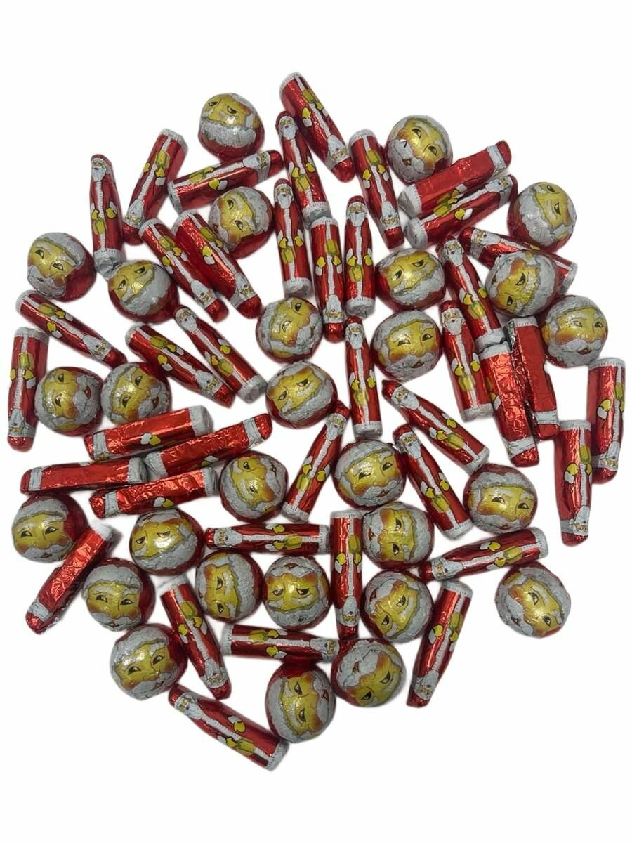 Ассорти конфет Деды Морозы с карамельным и ванильным вкусом, Hildebrand, 1кг