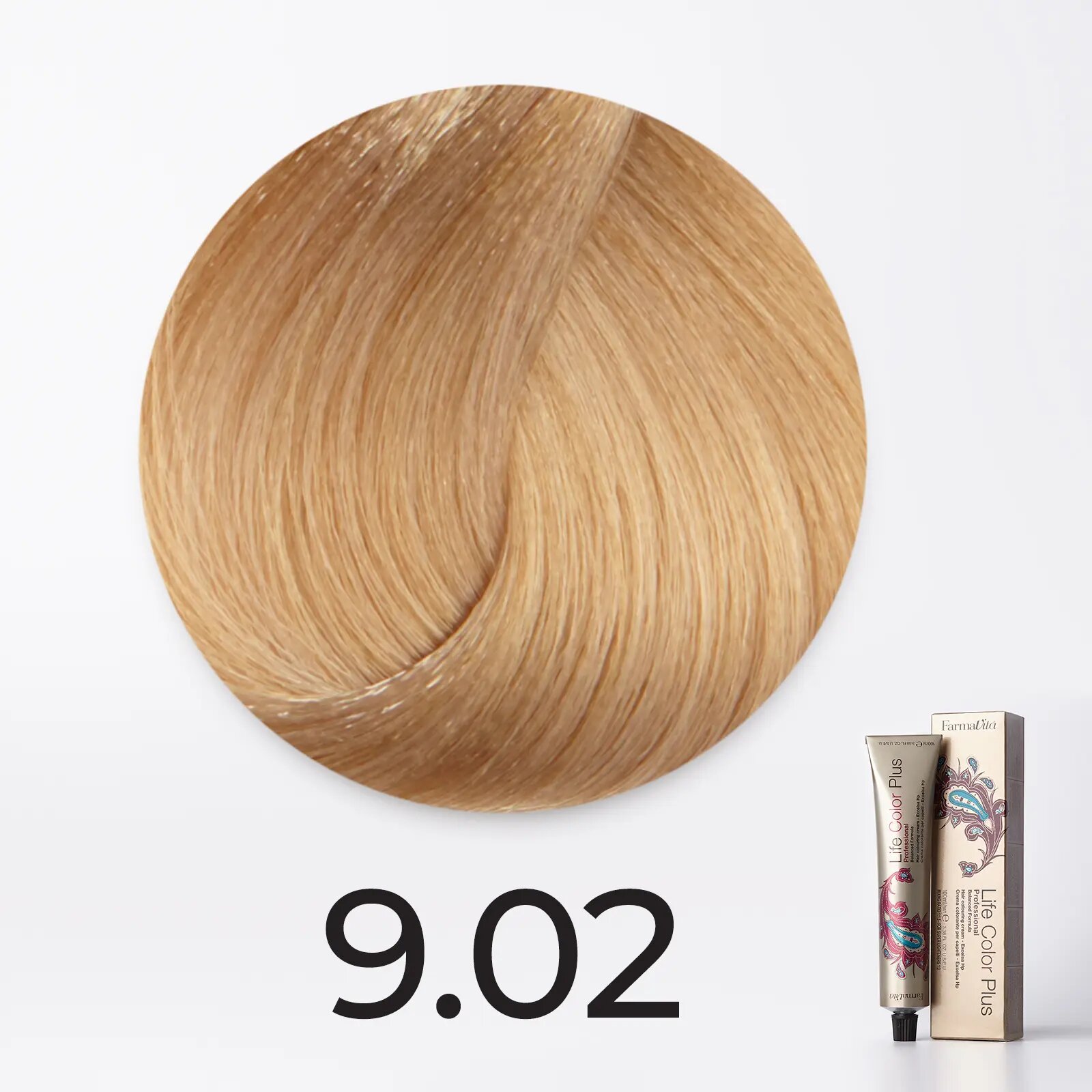 FarmaVita Краситель для волос Life Color Plus 9.02 Очень светлый блондин скандинавский, 100 мл