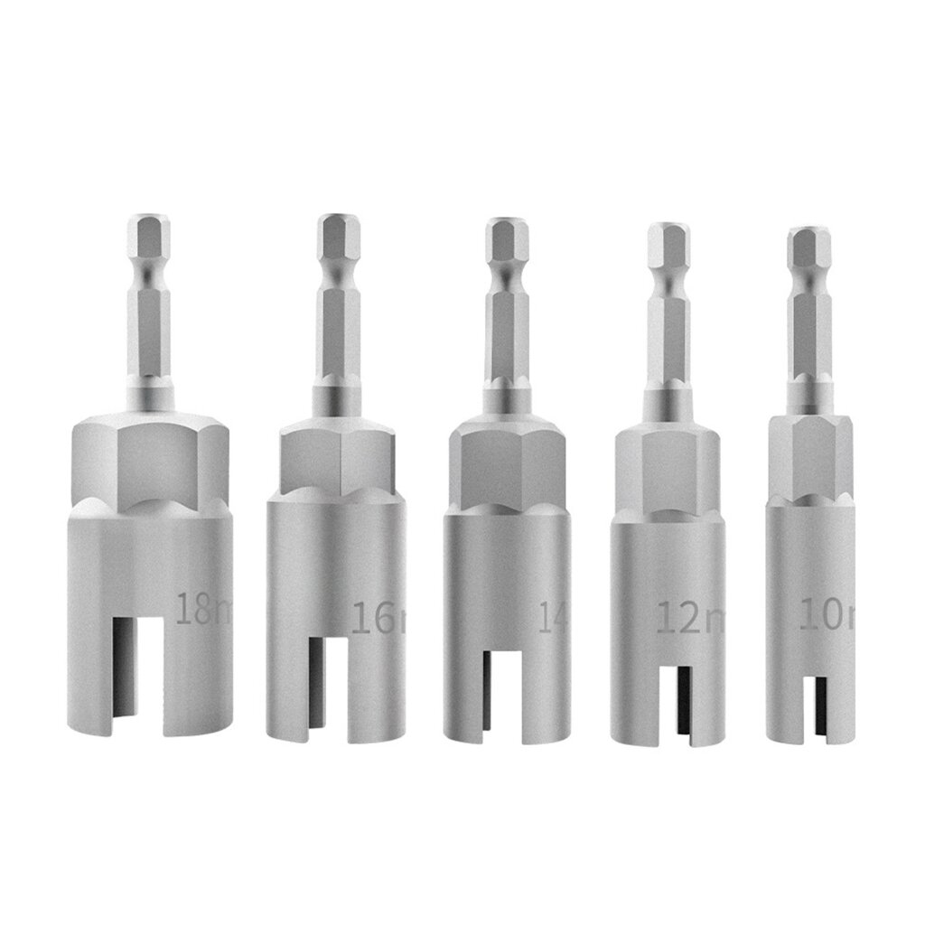 Набор Торцевых Гаечных Ключей-Бабочек Из нержавеющей Стали 5шт Для Легкой Установки И Надежного Крепления С Цветными Втулками