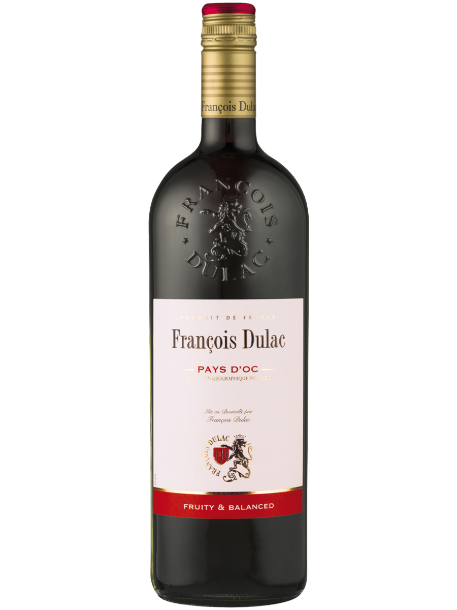 Вино Francois Dulac Pays D'oc, красное, полусухое, 1 л, Франция