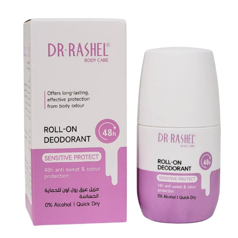 Roll-on Deodorant SENSITIVE PROTECT, DR.RASHEL (чувствительная защита роликовый дезодорант), 50 мл.