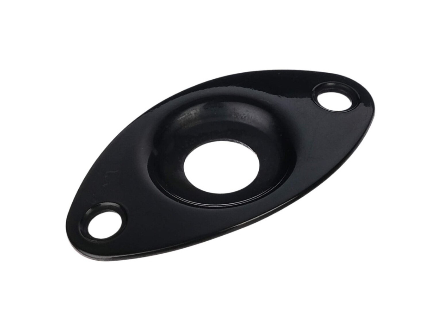 Накладка выходного разъёма гитары Paxphil HJ002-BK, чёрная, 49.5x26 мм