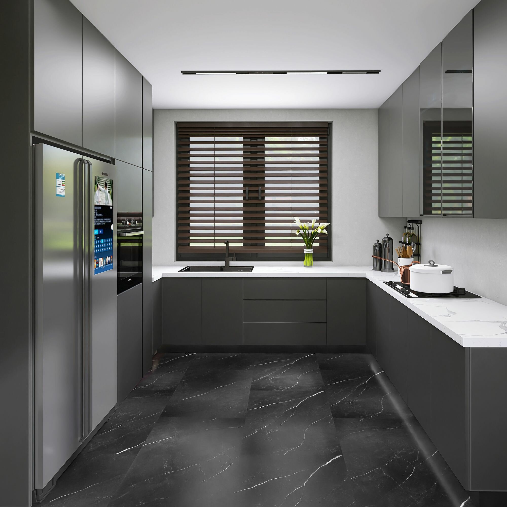 Кварц виниловый ламинат Floorwood CeramicFloor Самон 0,5 защ. слой 4 мм толщина ( 2,70 кв. м.)