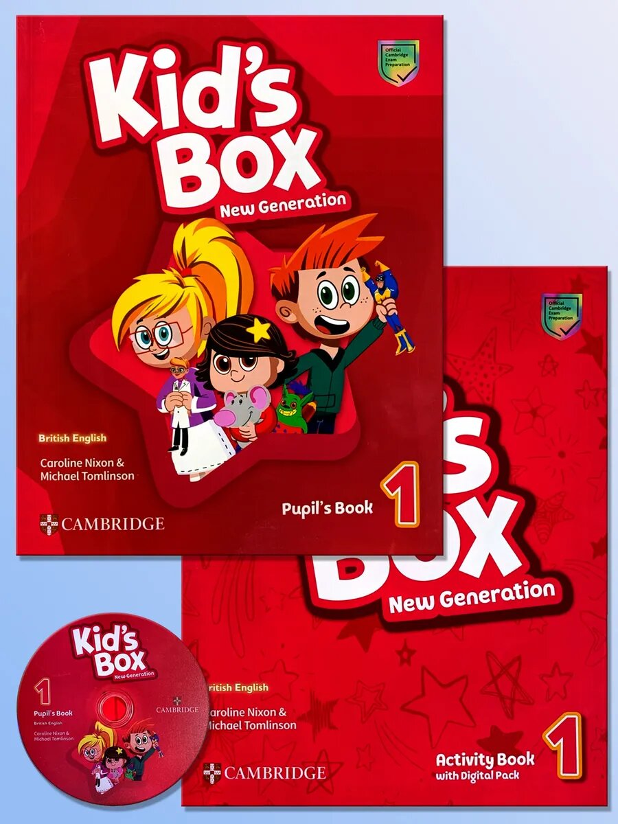 Kids Box 1 New Generation , комплект учебник(pupils book), рабочая тетрадь (activiti book), диск