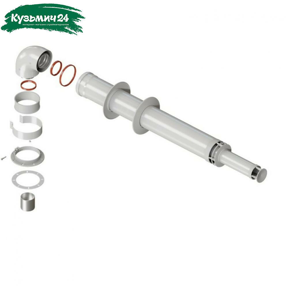 Комплект коаксиальный универсальный Royal Thermo Антилед 60/100, 1000 мм