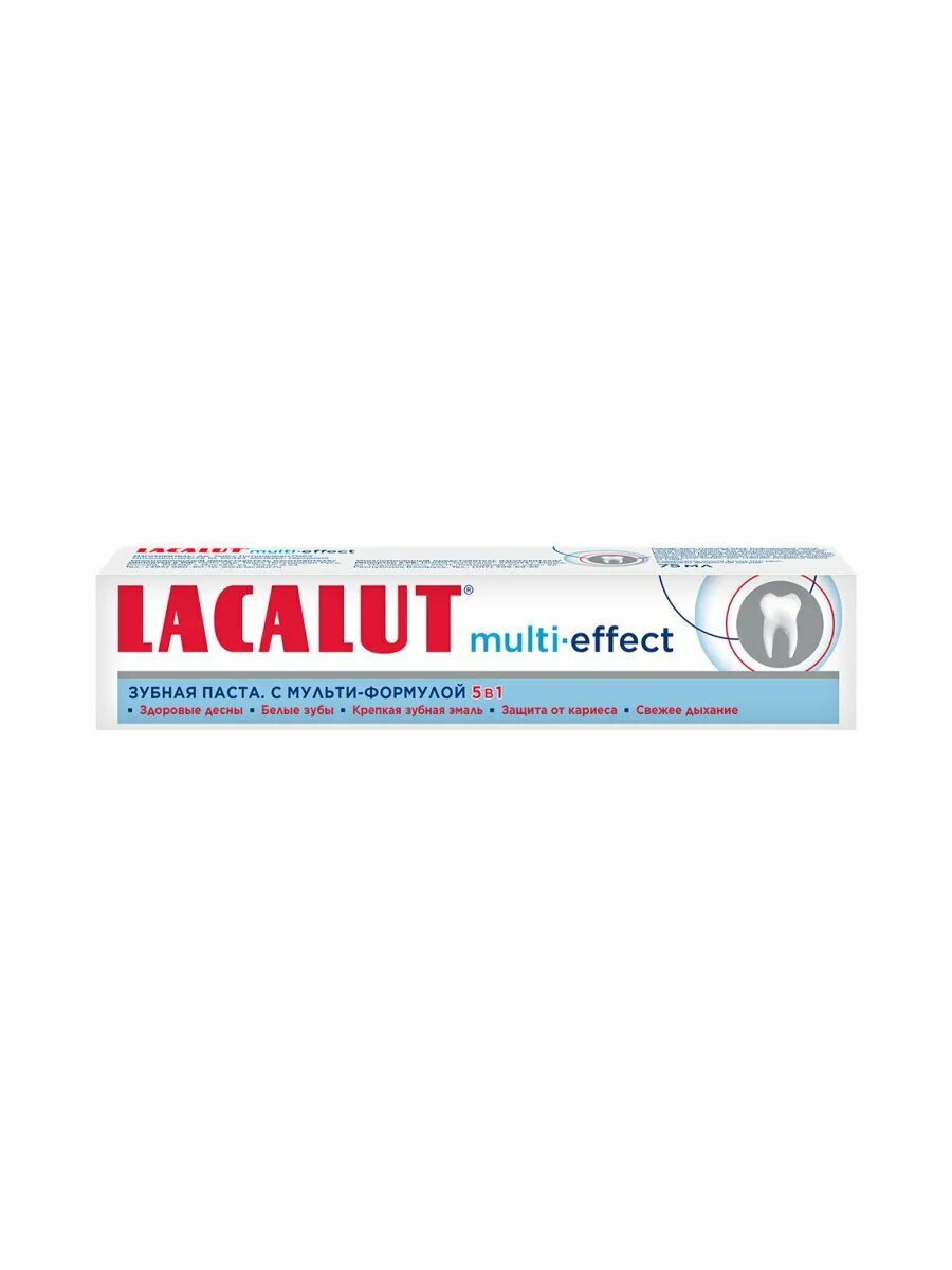 Lacalut Multi-effect 5в1 Зубная паста 75 мл 1 шт