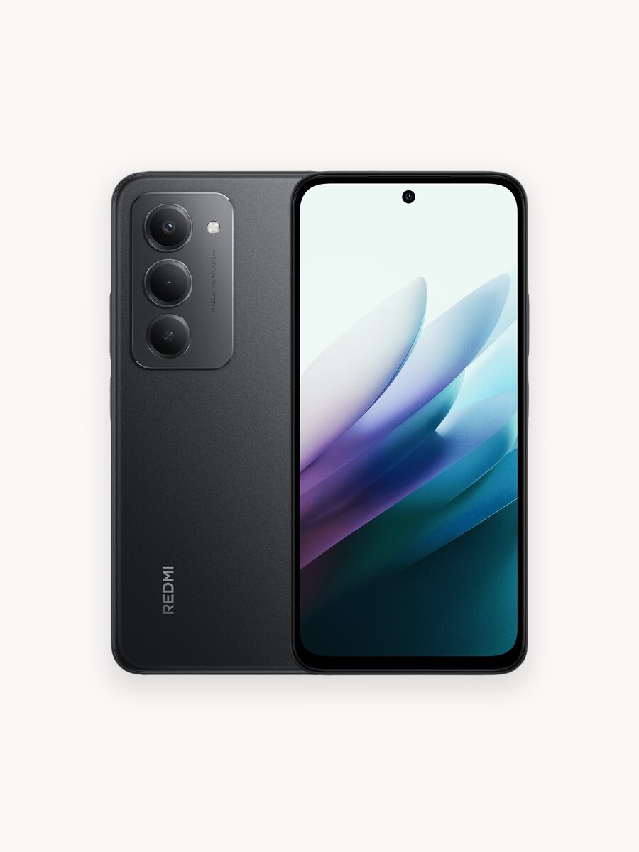 Смартфон REDMI 15 "Midnight" Black, FHD+, 144 Hz, 6 GB RAM, 128 GB ROM, 2 SIM