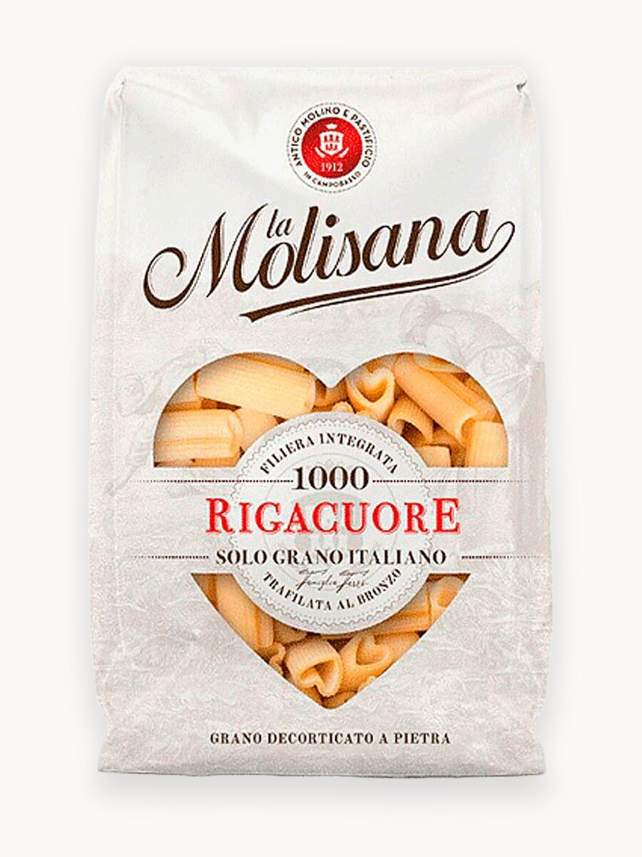 Макароны La Molisana Rigacuore Фигурные из твердых сортов пшеницы, 500 г