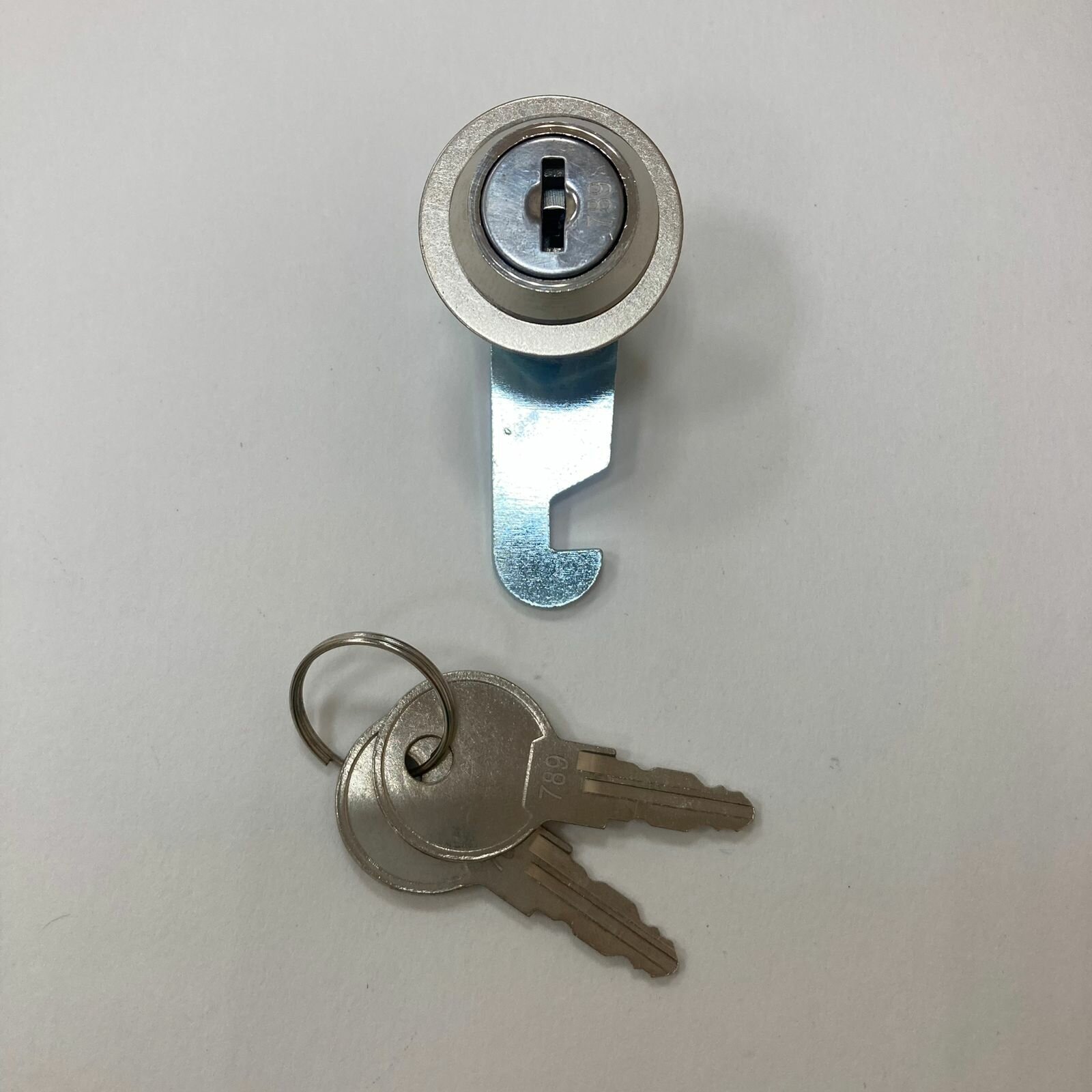 Замок почтовый (мебельный) S-Locked №757 - 20мм 2 ключа хром