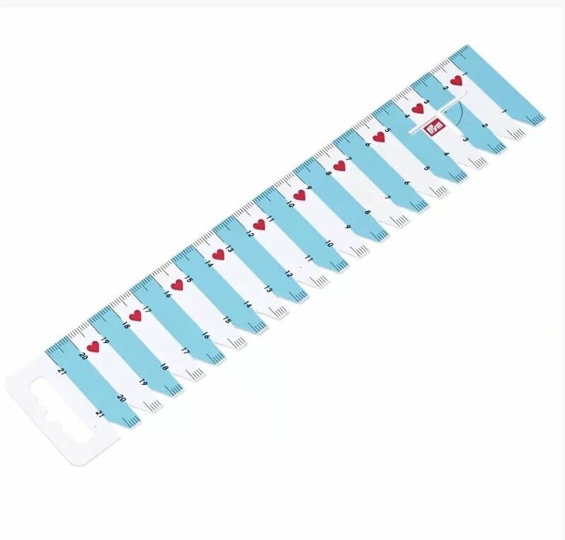 Линейка для разметки и измерения Prym Love, бирюзовый