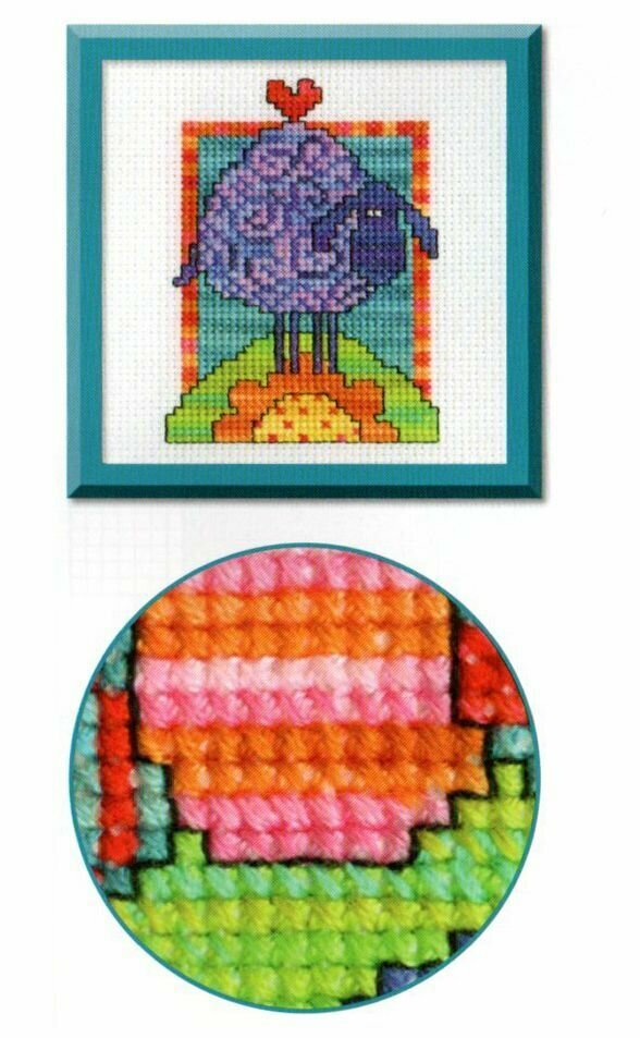 Набор ниток DMC для вышивания "Овечка" (7+2 моточков)