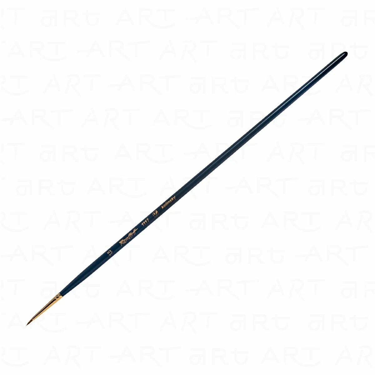 Кисть художественная для рисования Roubloff 1117 колонок круглая № 1,5 длинная ручка