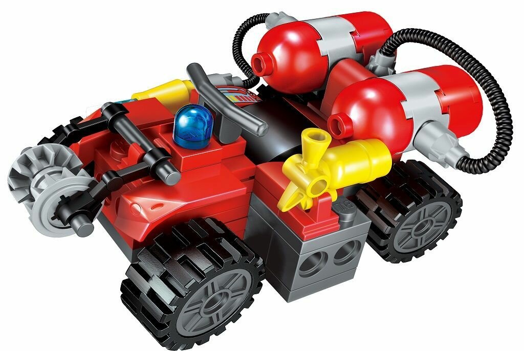 1toy - Blockformers Конструктор "Трансфайертрак" №1 - Файерджет