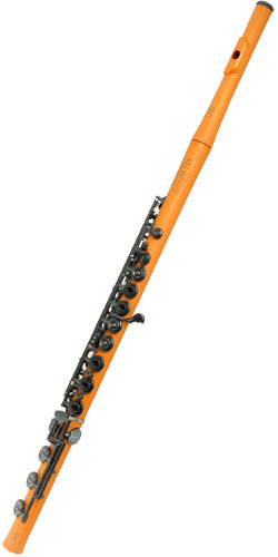 Flute Guo New Voice Saddle Brown - Флейта с корпусом из композитного материала в линию с резонаторами и си-коленом. Цвет A коричневый