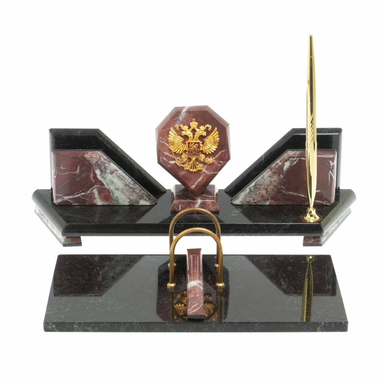 Настольный набор "Эталон с гербом РФ креноид 127008