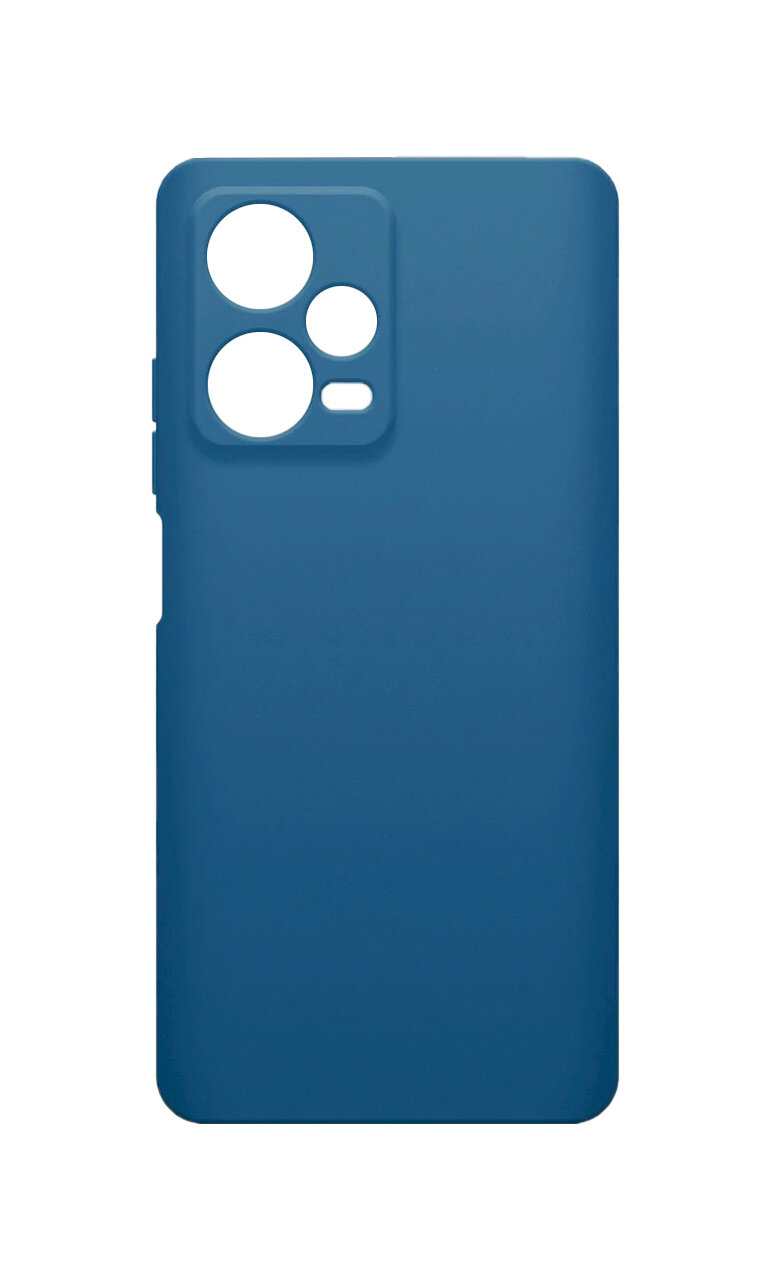 Чехол-накладка Borasco MicroFiber Case для смартфона Xiaomi Redmi Note 12 Pro+, голубой