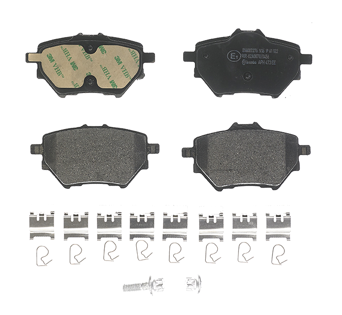 BREMBO P61122 (1609000680 / P61122) колодки тормозные дисковые задн, citroen: c4 grand Picasso (Пикасо) II 13-, c4 Picasso