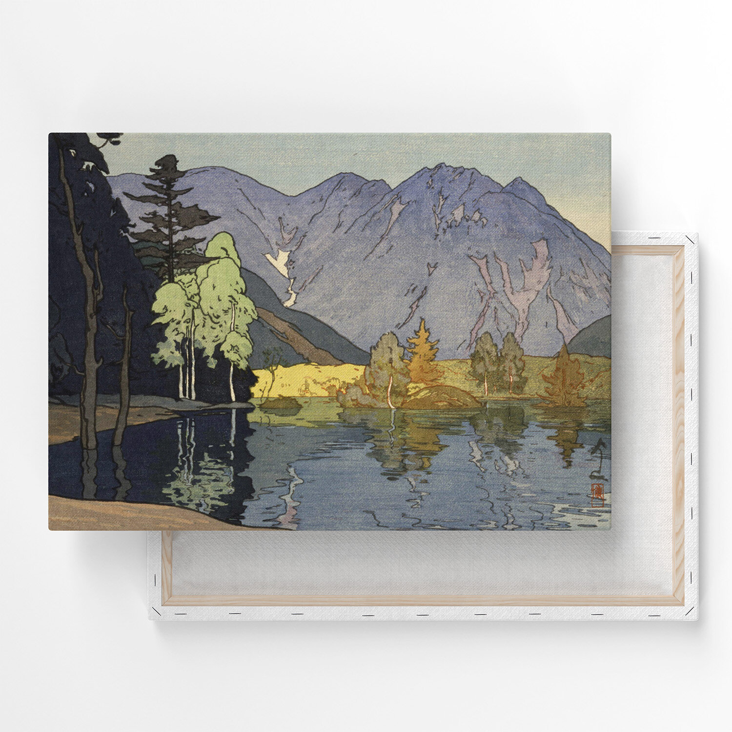 Картина на холсте, репродукция / Хироси Ёсида - Twelve Views of the Japan Alps / Размер 30 x 40 см