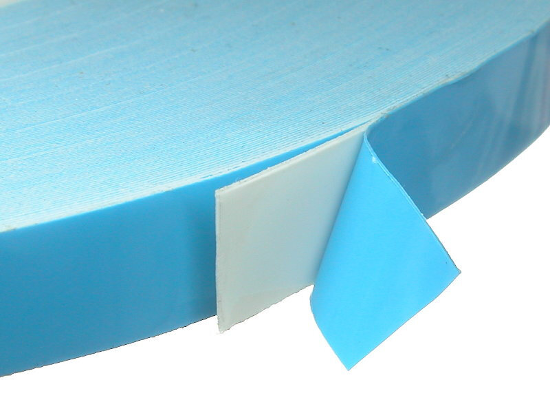 Термоскотч для светодиодных планок, двухсторонний, шириной 18 мм (катушка 25м)