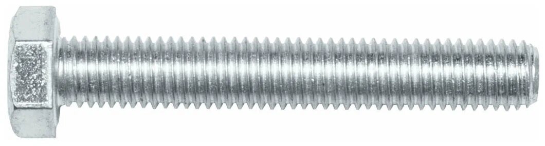 Болт М6х60 мм шестигр, цинк, кл. пр. 8.8, DIN 933 (5 кг) STARFIX (SM-70627-5)