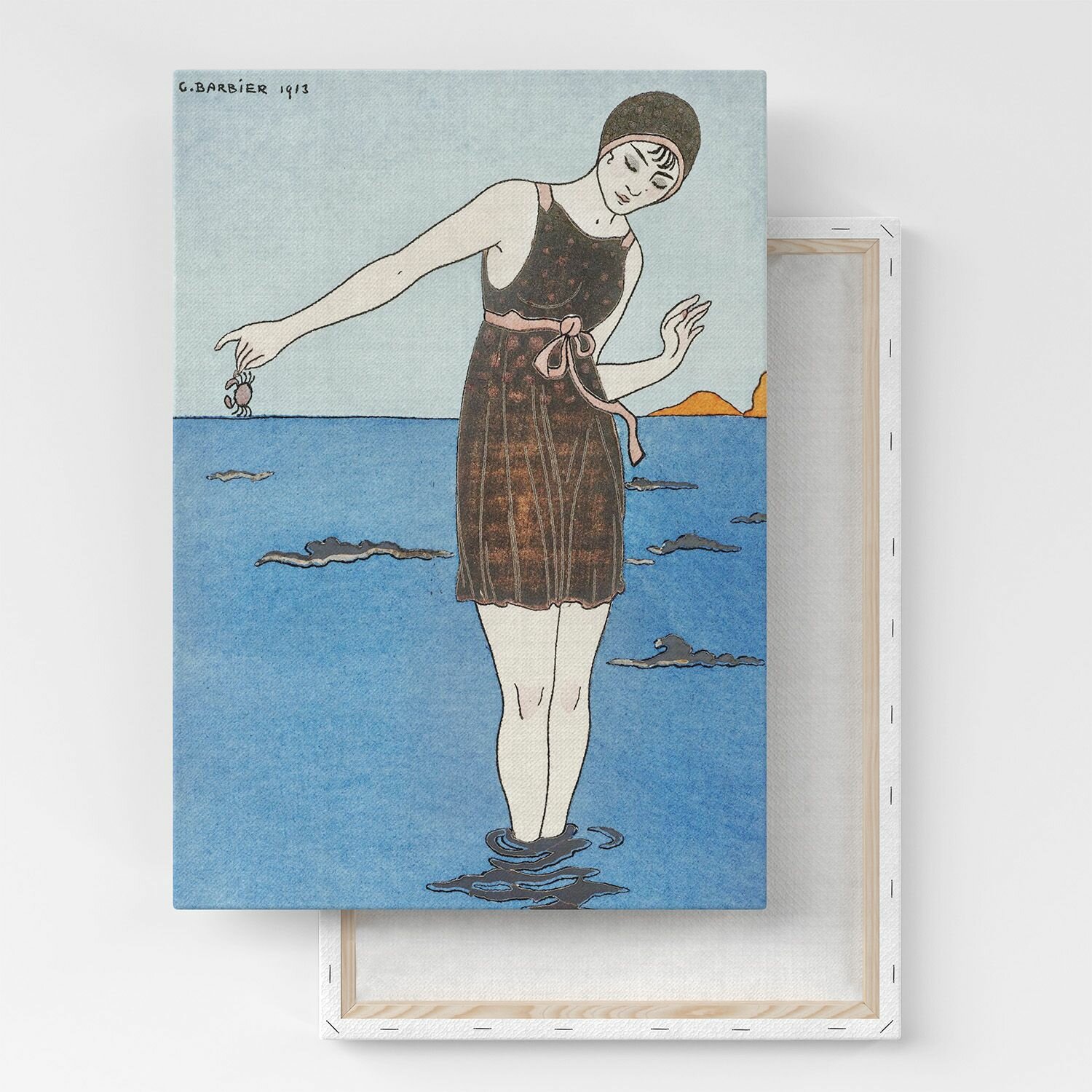Картина на холсте, репродукция / Жорж Барбье / Размер 40 x 53 см