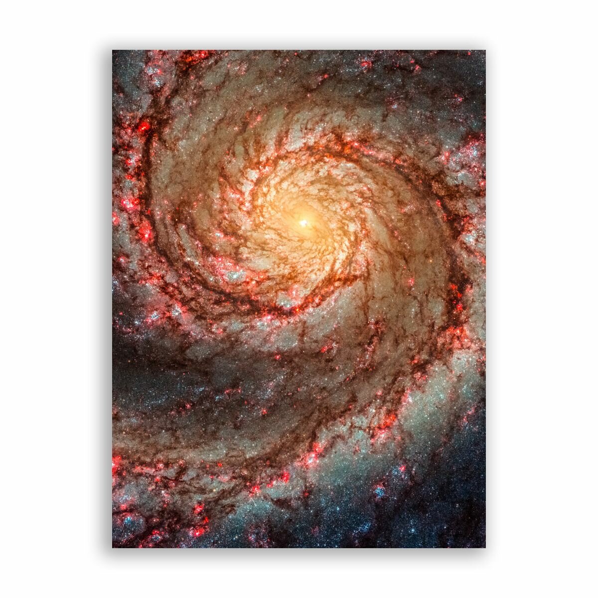 Постер, плакат на бумаге / Galaxy / Галактика / Размер 60 x 80 см