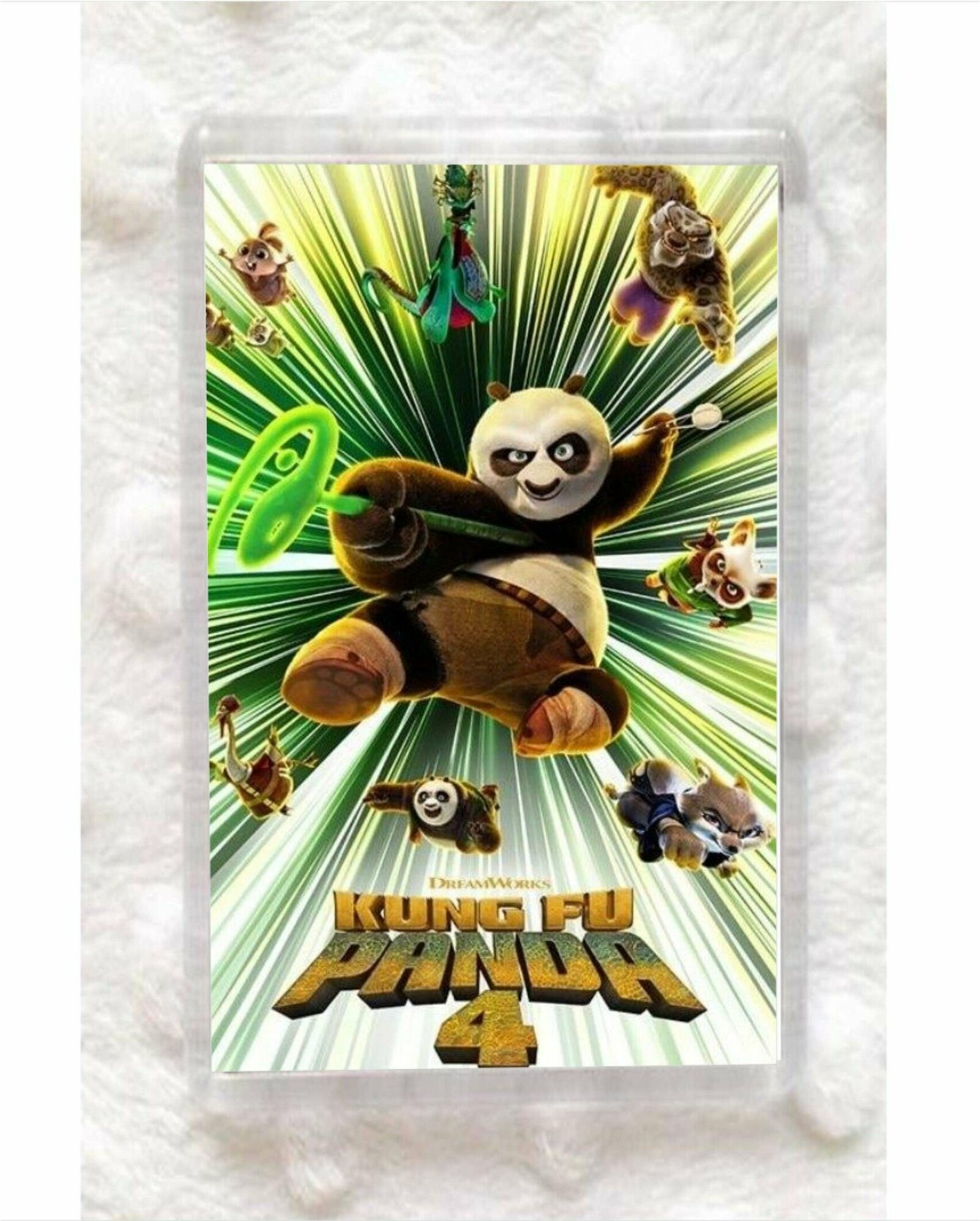 Магнит акриловый с принтом "Кунг-фу Панда"