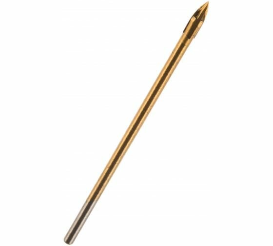 Сверло по стеклу и кафелю 4мм (ПРАКТИКА)