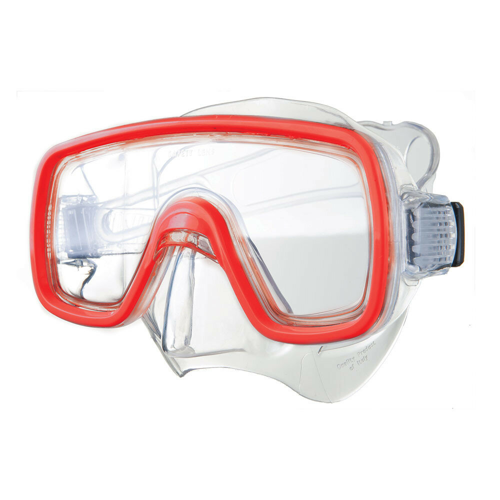 Маска для плавания Salvas Domino Sr Mask Ca150c1trsth, размер взрослый, красная (senior)