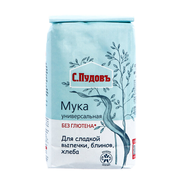 Мука универсальная без глютена С. Пудов, 0,5 кг