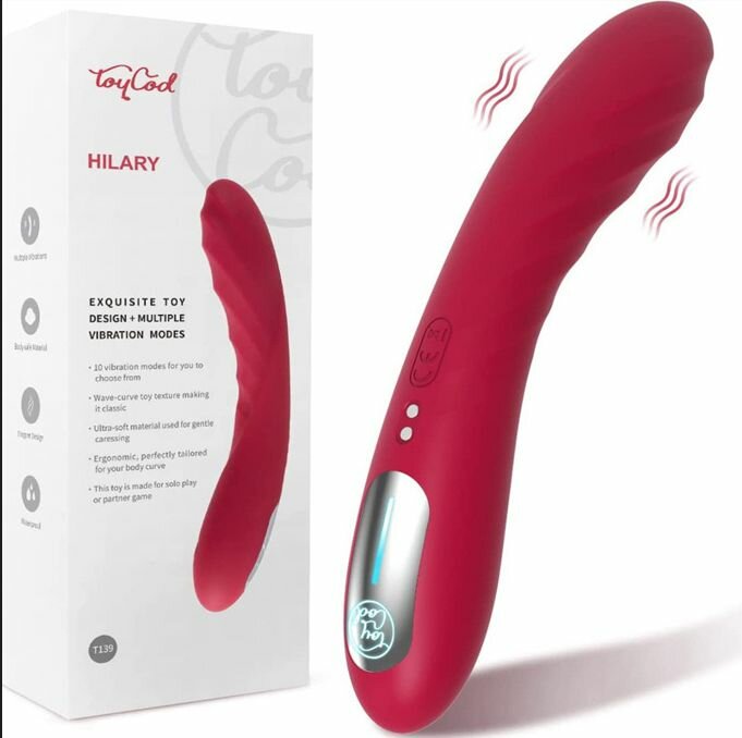 Вибратор Toycod HILARY, вибромассажер, игрушка для секса, фаллоимитатор, персональный массажер, 18+