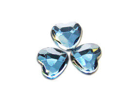 SEVERINA Стразы акриловые "Сердечко" HEART 2мм № 990, 24шт/бан