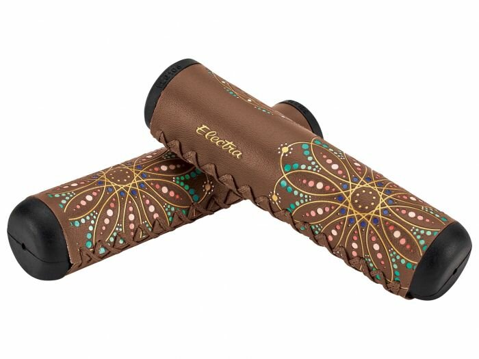 Грипсы для велосипеда Electra Mandala Long/Short Vintage Brown