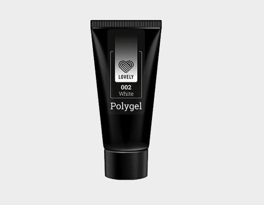 LOVELY polygel полигель №002 30мл white
