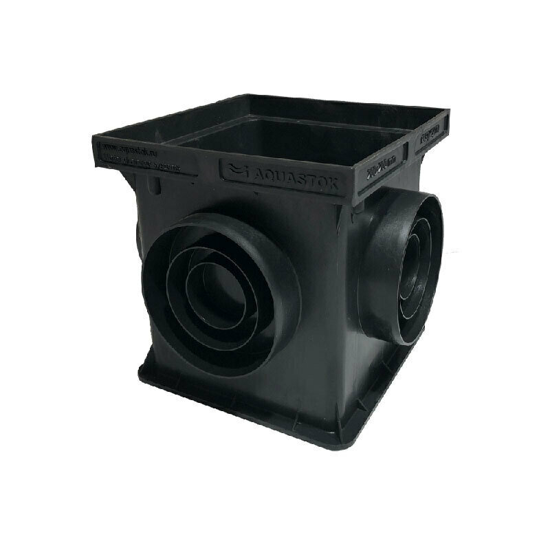 Дождеприемник пластиковый (в сборе), 200х200 мм без решетки