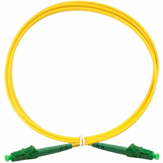 Патч-корд волоконно-оптический Exegate FC-S-9-LC/APC-LC/APC-2M-LSZH Шнур во SM 9/125 OS2/G.652. D, LC/APC-LC/APC, Simplex, LSZH, 2м.