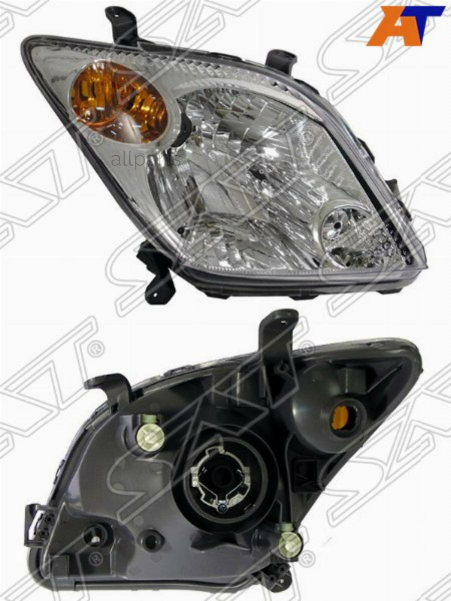 SAT ST-312-1185R Фара Toyota Ist 02-05 (Справа/ Галоген/ Ручная регулировка)