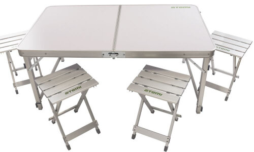 Набор мебели Atemi туристический стол и 4 стула, ATS-450 Alu)