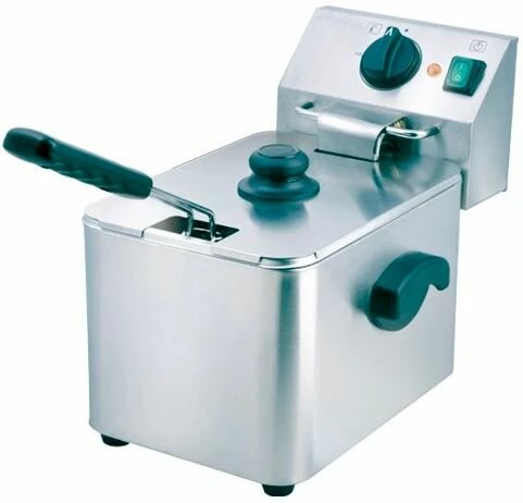 Фритюрница для общепита Viatto HDF4, 1 корзина, 4 литра, 2.5 кВт. профессиональная