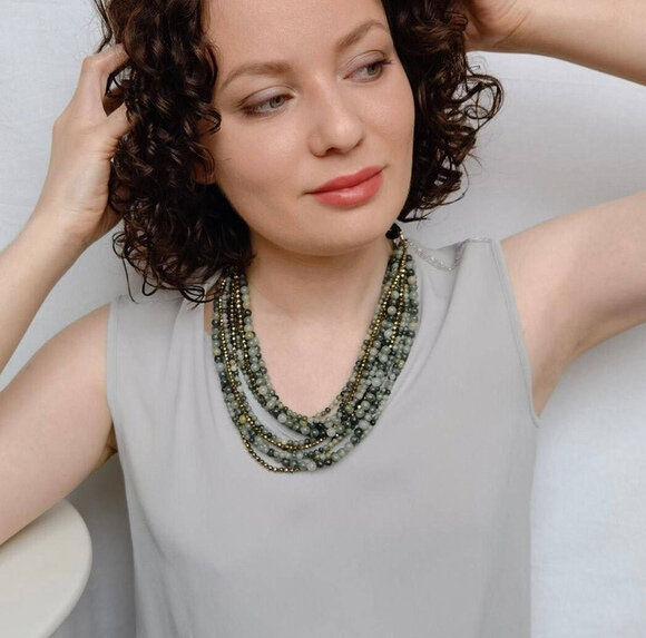 Серьги, пирит, агат