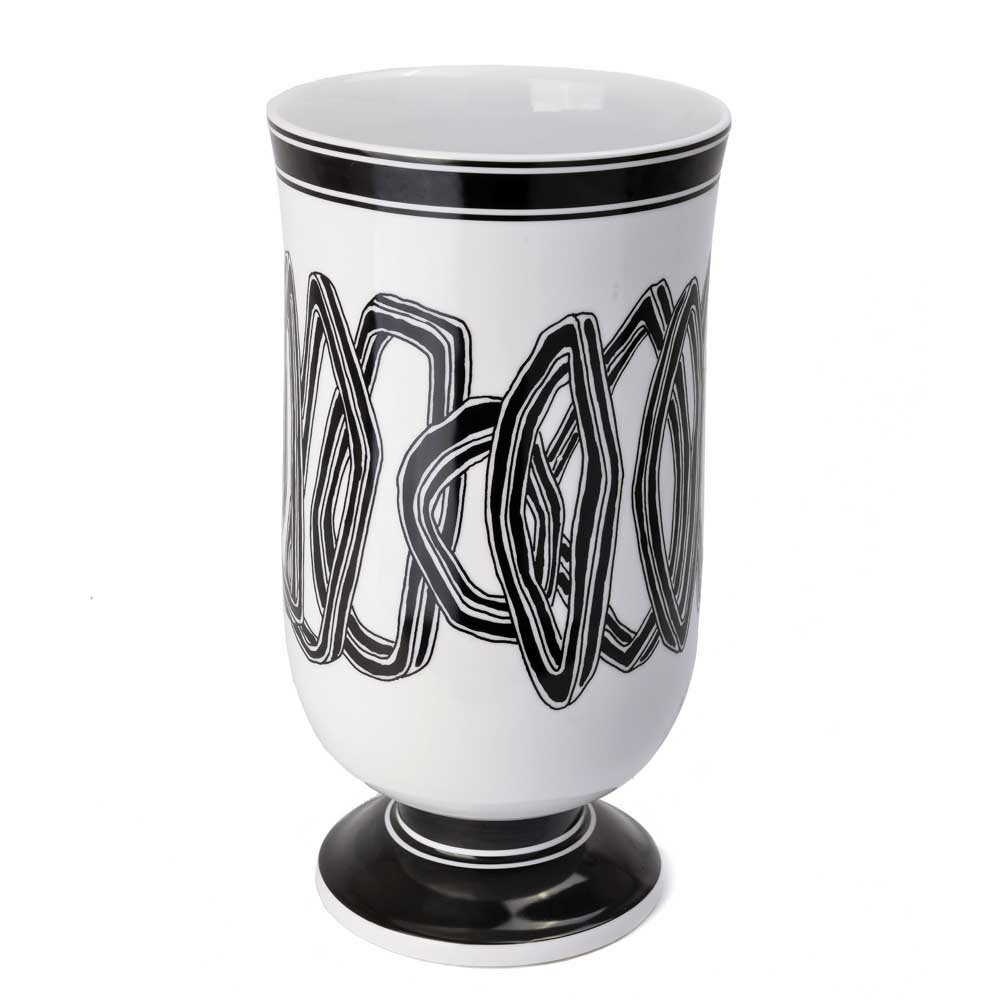 Ваза AsiaTides Франция NIB.541/BK, керамика, 54392, 37см, настольная