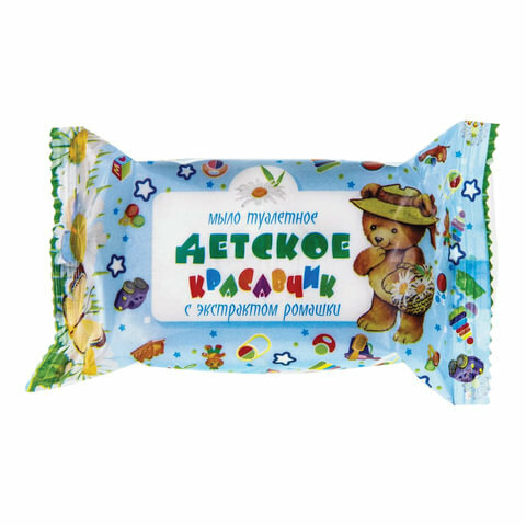 33 шт, Мыло туалетное 100 г, детское, "Красавчик" (Меридиан), "Ромашка"