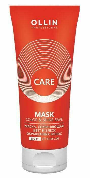 Ollin Care Маска, сохраняющая цвет и блеск окрашенных волос Color&Shine Save Mask 200мл